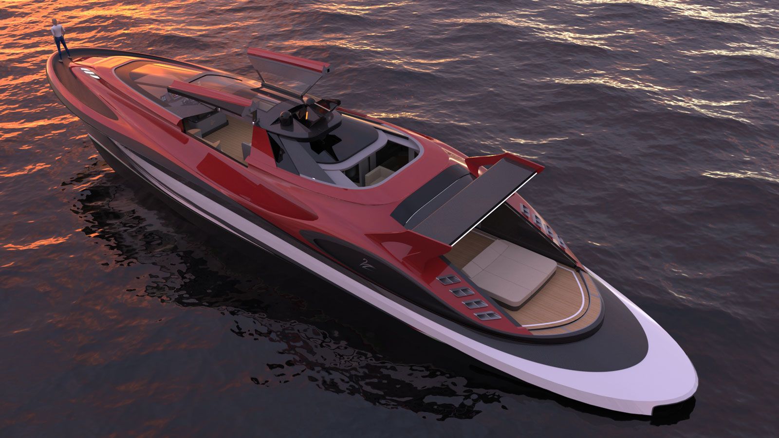Lazzarini Design reveals 27m Ferrari-inspired yacht concept